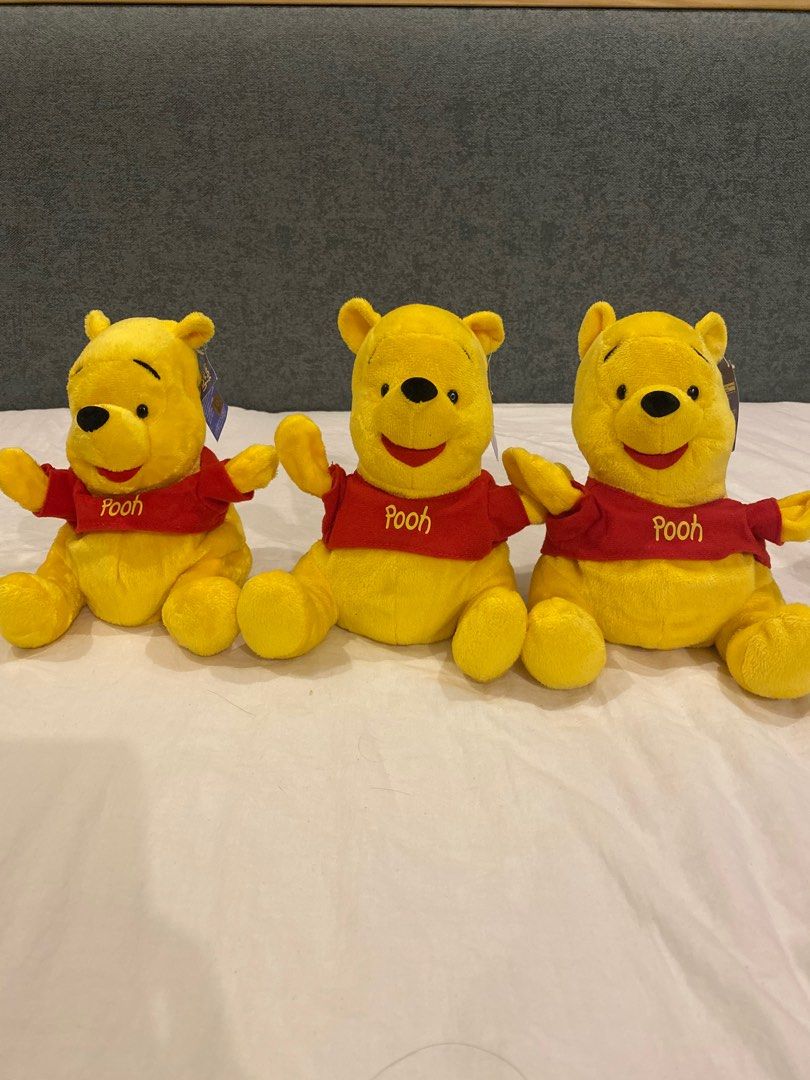 Winnie the pooh hand puppet stuffed plush toy, Hobbies & Toys, Toys ...