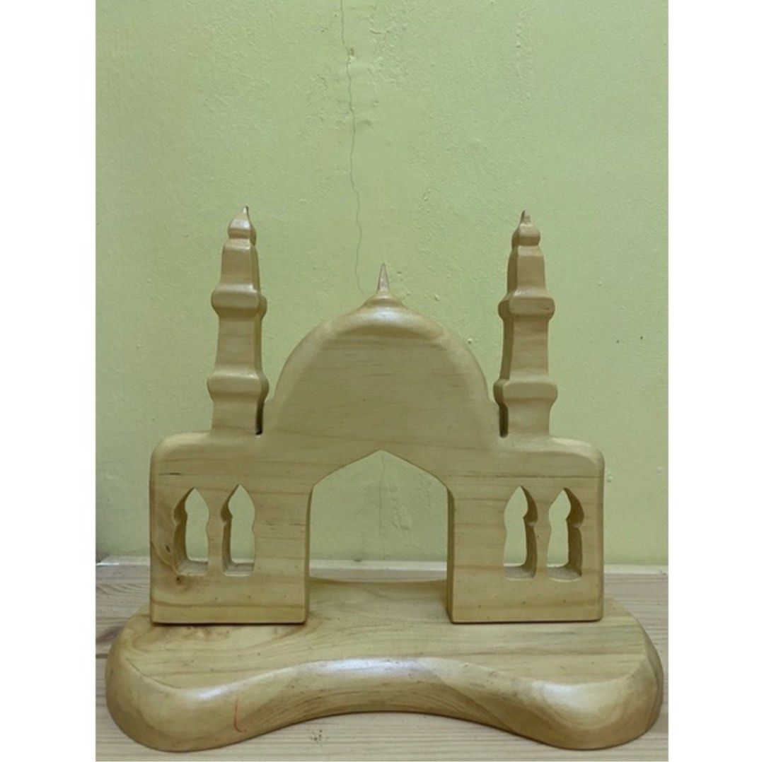 WOODEN MOSQUE / MASJID, Hobbies & Toys, Toys & Games on Carousell
