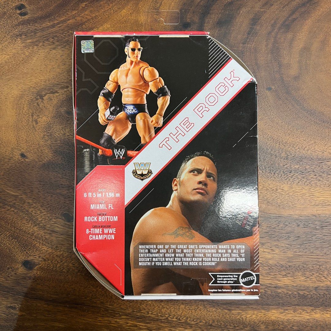 WWE Ultimate Edition Legends The Rock (Target Exclusive), Hobbies ...
