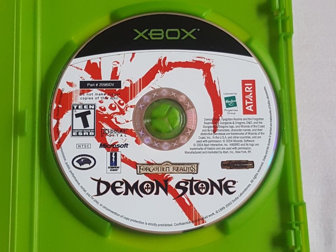 XBOX Demon Stone, Video Gaming, Video Games, Xbox on Carousell