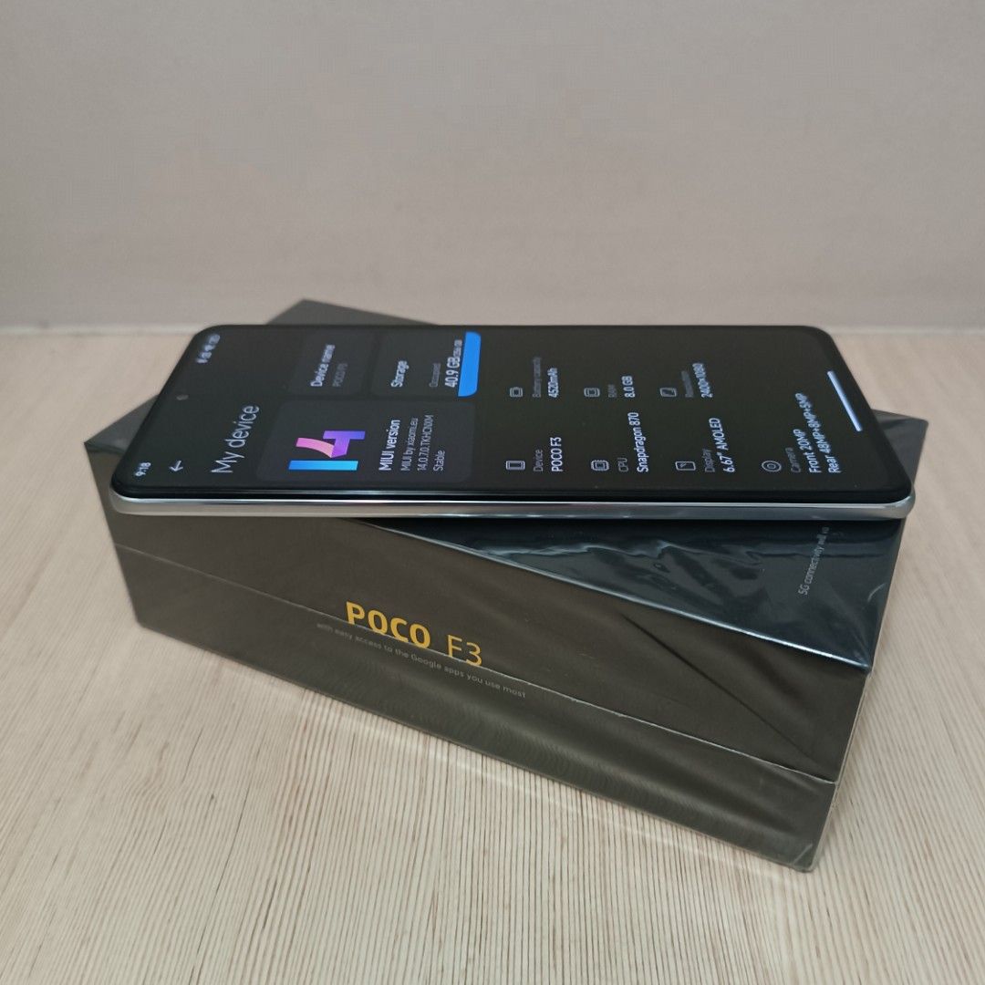 Xiaomi POCO F3 White 256 GB, Mobile Phones & Gadgets, Mobile Phones ...