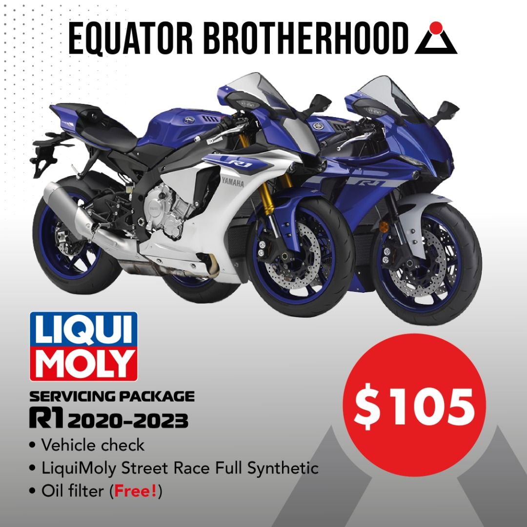 YAMAHA R1 Servicing Package [PRICES VALID TILL END DEC 2023 ...