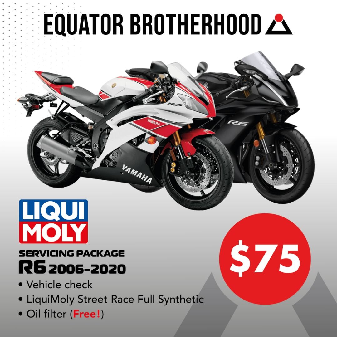 YAMAHA R6 Servicing Package [𝙋𝙍𝙄𝘾𝙀𝙎 𝙑𝘼𝙇𝙄𝘿 𝙏𝙄𝙇𝙇: END JULY 2025 ...