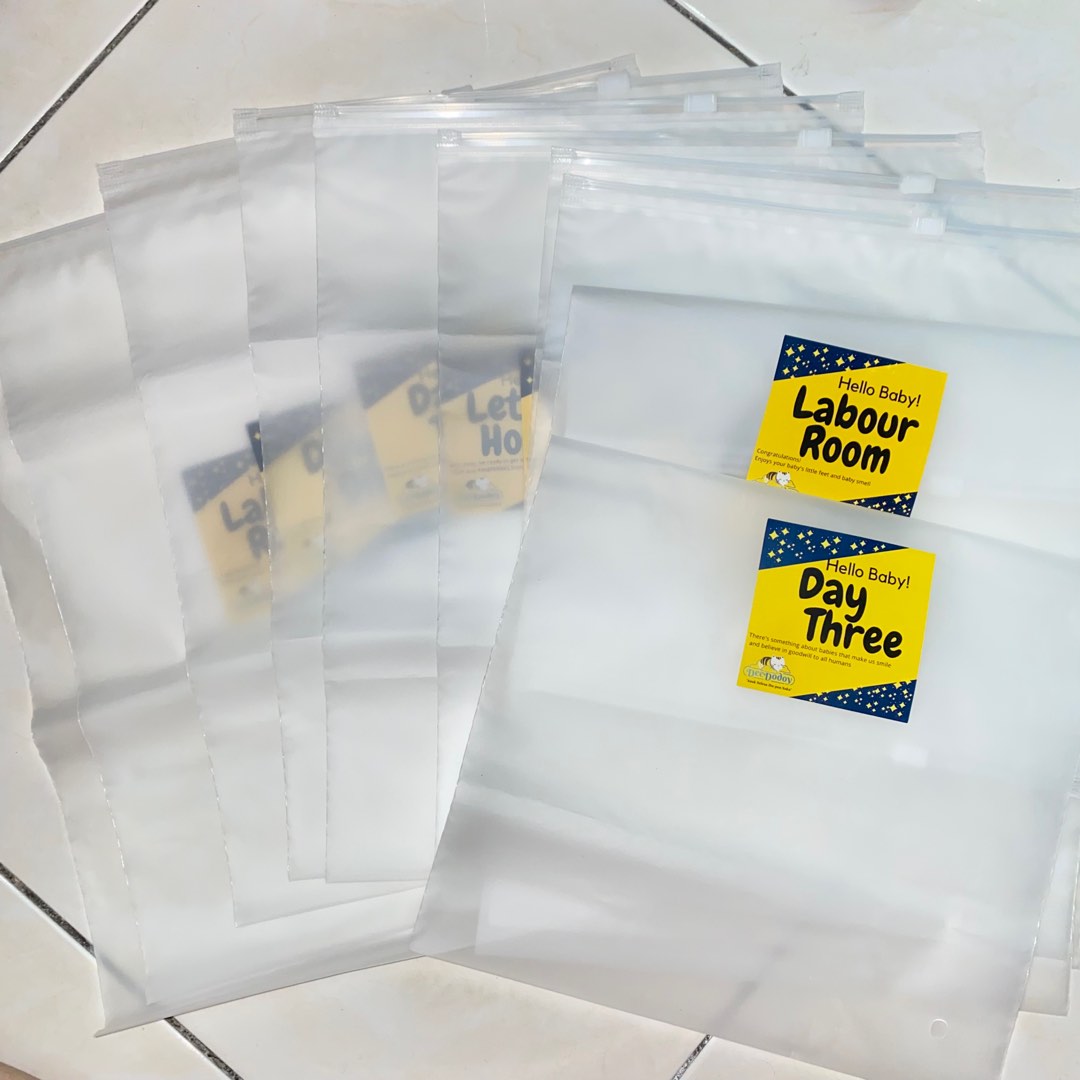 ZIPLOCK FOR HOSPITAL BAG, Babies & Kids, Maternity Care on Carousell