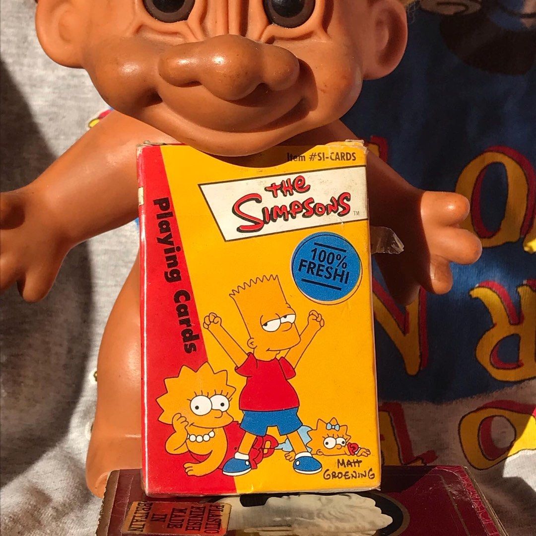 2000 THE SIMPSONS DECK of PLAYING CARDS *by RINCO. Krusty, Bart, Homer ...