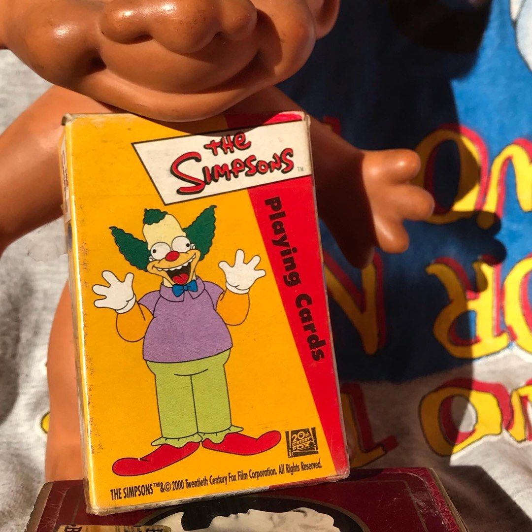 2000 THE SIMPSONS DECK of PLAYING CARDS *by RINCO. Krusty, Bart, Homer ...