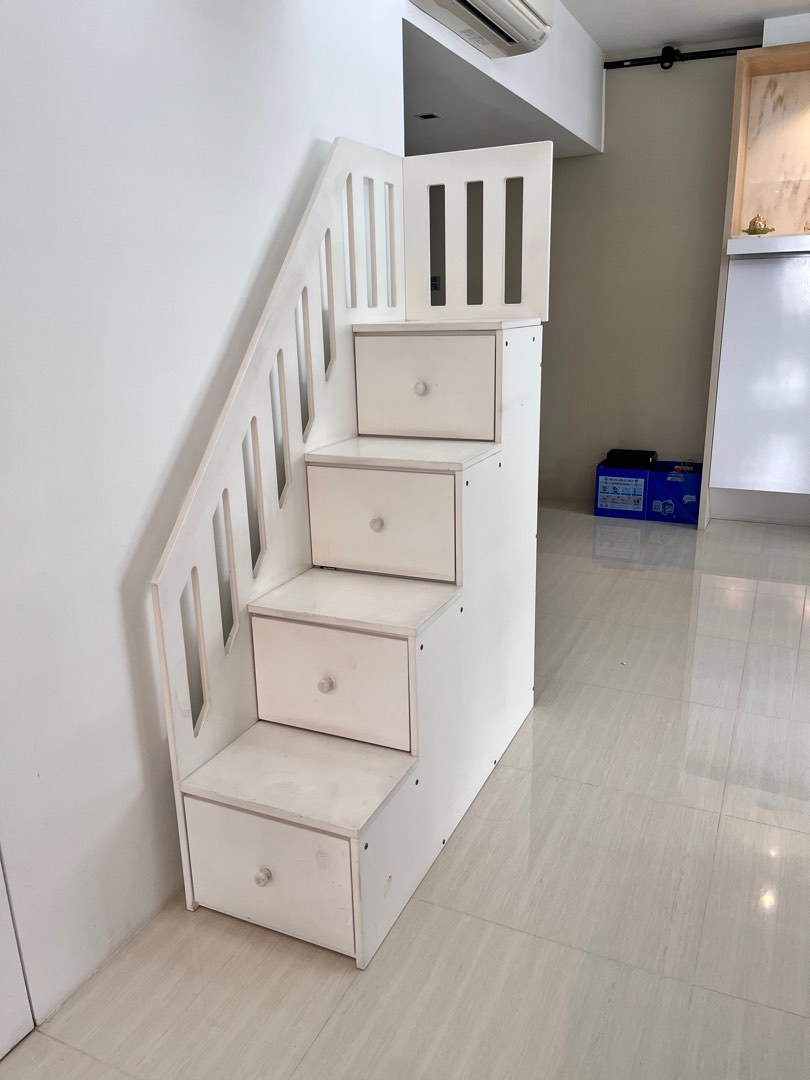 4 steps with drawers, Furniture & Home Living, Furniture, Shelves ...