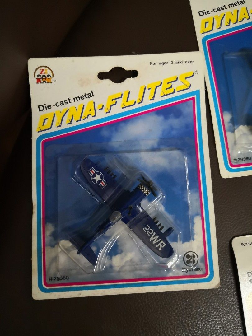 4 Vintage 1982 DYNA-FLITES Die Cast Airplane set, Hobbies & Toys ...