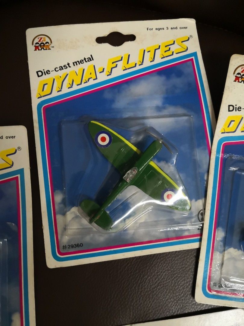 4 Vintage 1982 DYNA-FLITES Die Cast Airplane set, Hobbies & Toys ...
