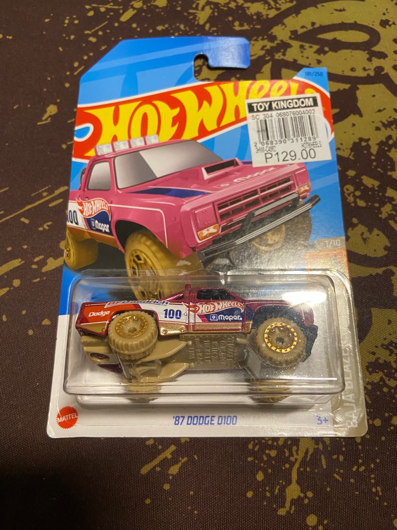 87 Dodge D100 (Pink), Hobbies & Toys, Toys & Games on Carousell