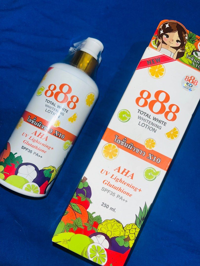 888 Total White Whitening Lotion, Beauty & Personal Care, Bath & Body ...