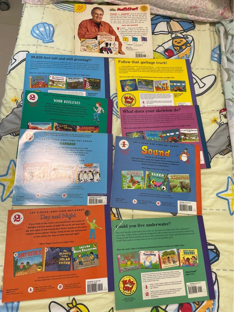 9本幼兒初小學英文科學書/let’s read and find out science Level 1 Level 2, 興趣及遊戲, 書本 ...