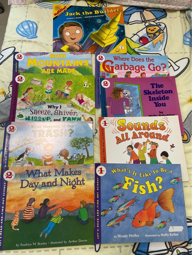 9本幼兒初小學英文科學書/let’s read and find out science Level 1 Level 2, 興趣及遊戲, 書本 ...