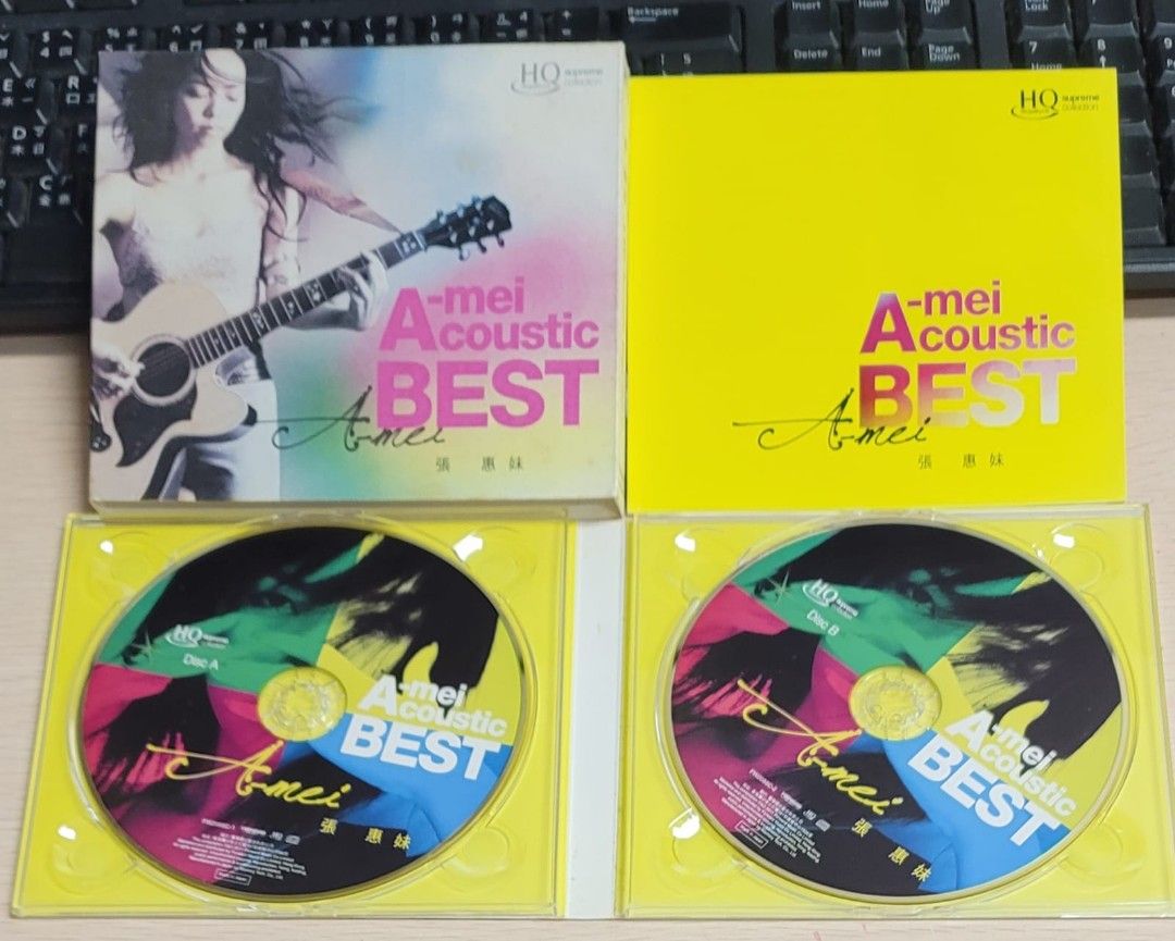 [包郵] AK HQCD 張惠妹 A MEI ACOUSTIC BEST 日版 發燒 HiFi 大碟 A-Mei CD 專輯 包平郵, 興趣及遊戲, 音樂、樂器 & 配件, 音樂與媒體 ...