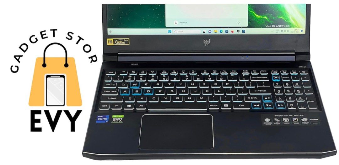 Acer Predator Helios 300 PH315-54-93K9 i9-11th Gen Tiger-lake 16GB RAM ...
