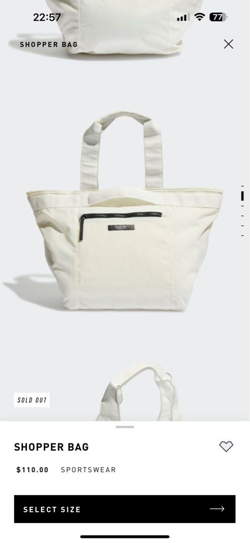 Adidas shopper bag, Women's Fashion, Bags & Wallets, Tote Bags on Carousell