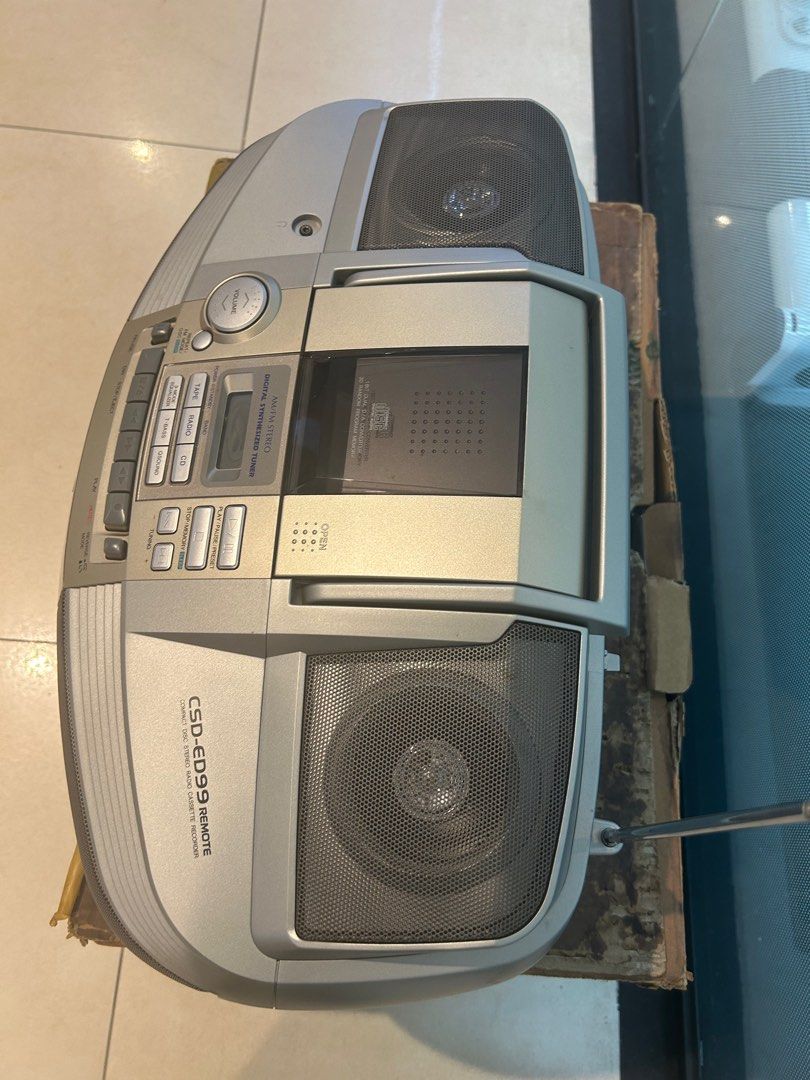 Aida CSD-ED99 cassette CD radio player with box, TV & Home Appliances ...