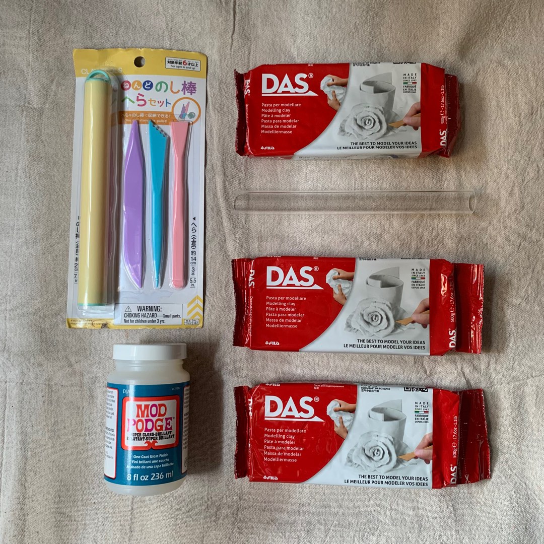air dry clay set, Hobbies & Toys, Stationery & Craft, Craft Supplies ...