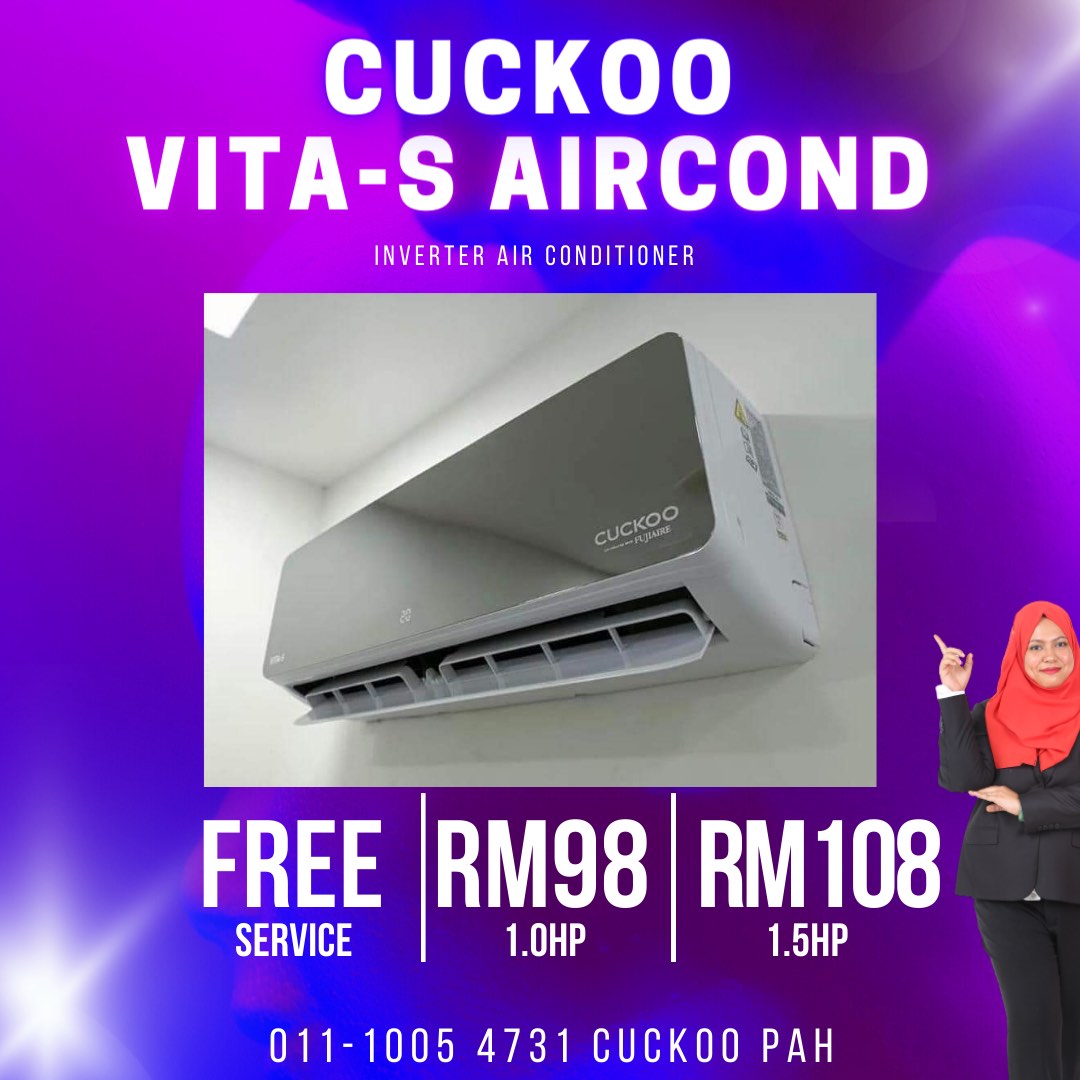 Aircond Cuckoo, TV & Home Appliances, Air Conditioners & Heating on ...