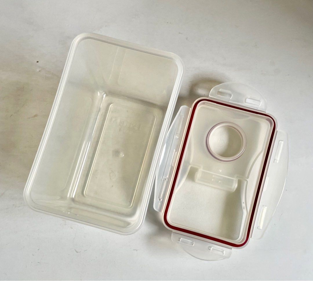 Airtight lock & lock plastic container with Round opening on top ...