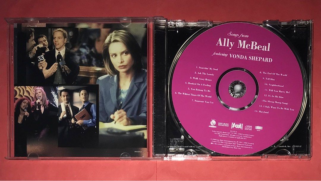 ALLY MCBEAL - SONGS FROM TV SOUNDTRACK CD, Hobbies & Toys, Music ...