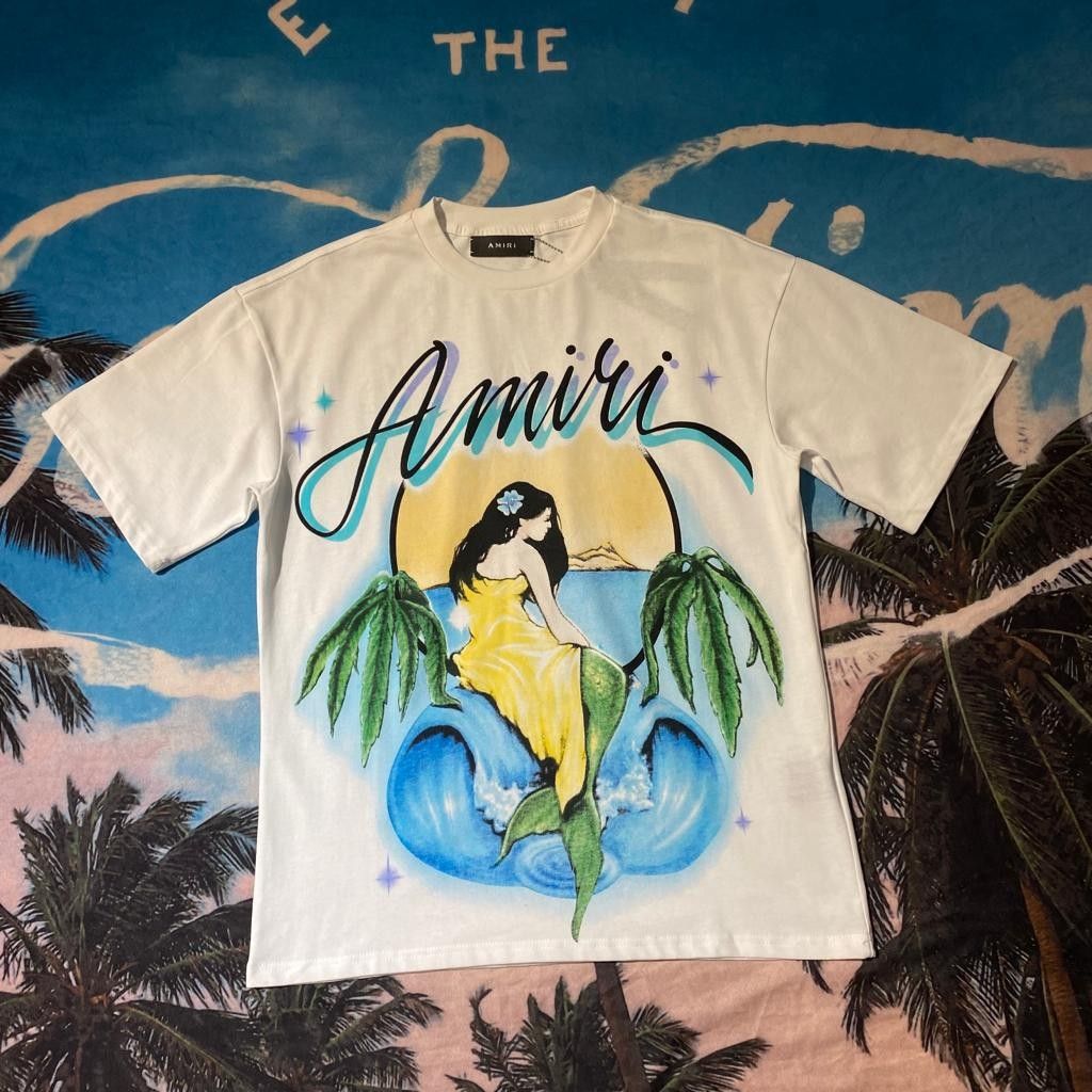 Amiri tee, Fesyen Wanita, Pakaian Wanita, Atasan di Carousell