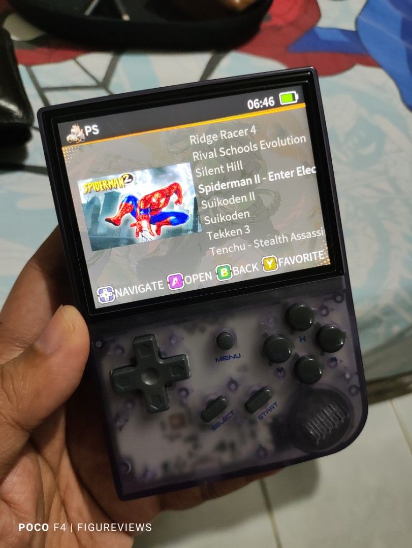 ANBERNIC RG35XX 64GB Transparent Purple Retro Handheld Console PS1, GBA ...