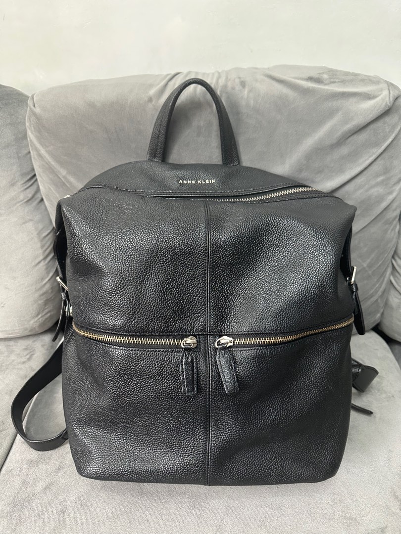 Anne Klein All Leather BackPack, Women's Fashion, Bags & Wallets ...