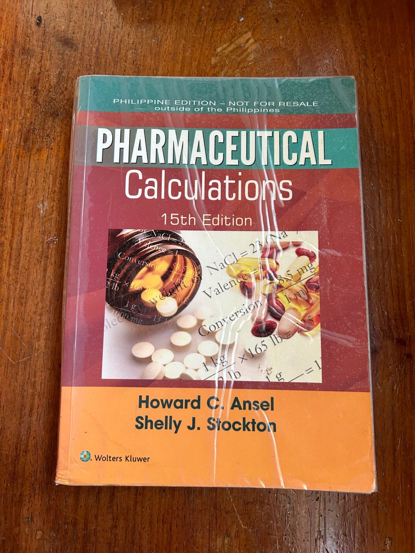 Ansel's PHARMACEUTICAL Calculations 15th Edition, Hobbies & Toys, Books ...