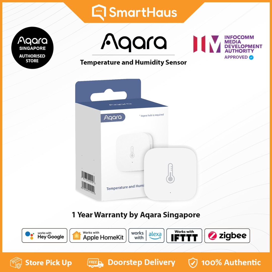 Aqara Temperature and Humidity Sensor | Smart Home Device, TV & Home ...