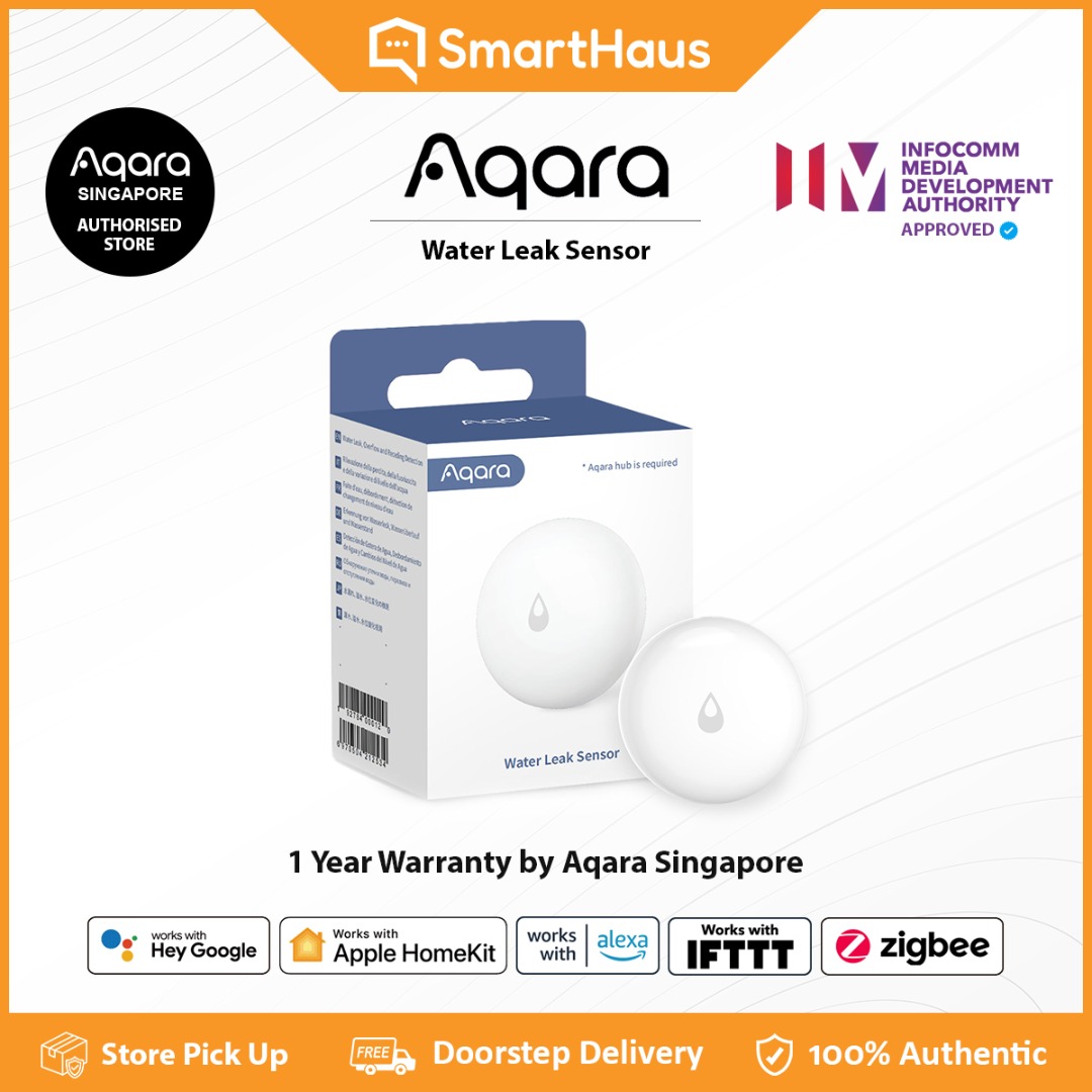 Aqara Water Leak Sensor | Smart Home Sensor, TV & Home Appliances, TV ...