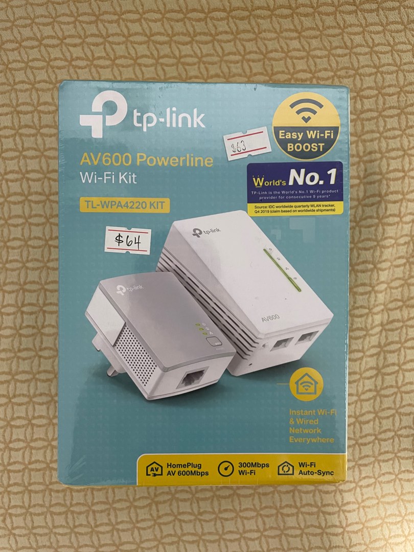 AV600 Powerline Wi-Fi Kit, Computers & Tech, Parts & Accessories ...