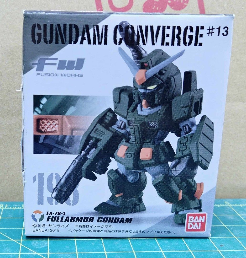 BANDAI TAMASHII GUNDAM CONVERGE FUSION WORKS FW 198 FULLARMOUR GUNDAM ...