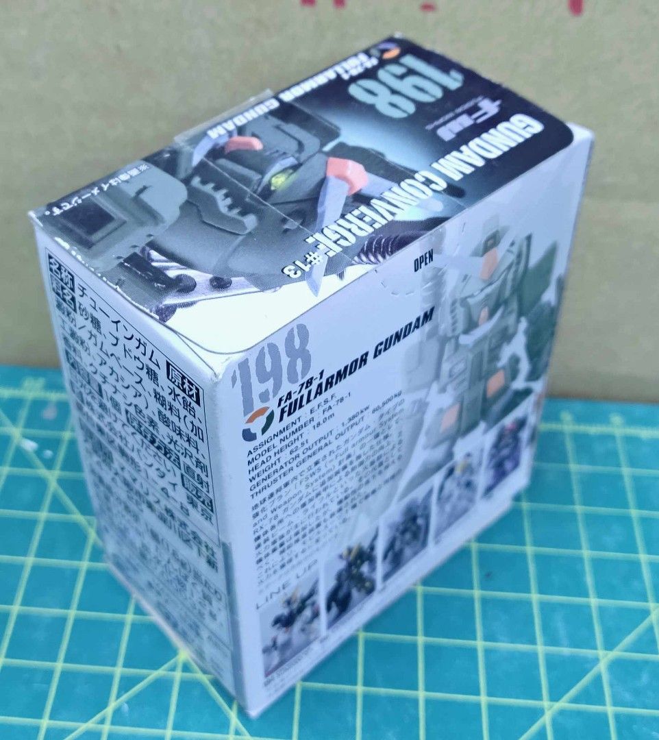 BANDAI TAMASHII GUNDAM CONVERGE FUSION WORKS FW 198 FULLARMOUR GUNDAM FA-78-1 機動戰士 高達 重裝鋼彈 PVC人形 ...
