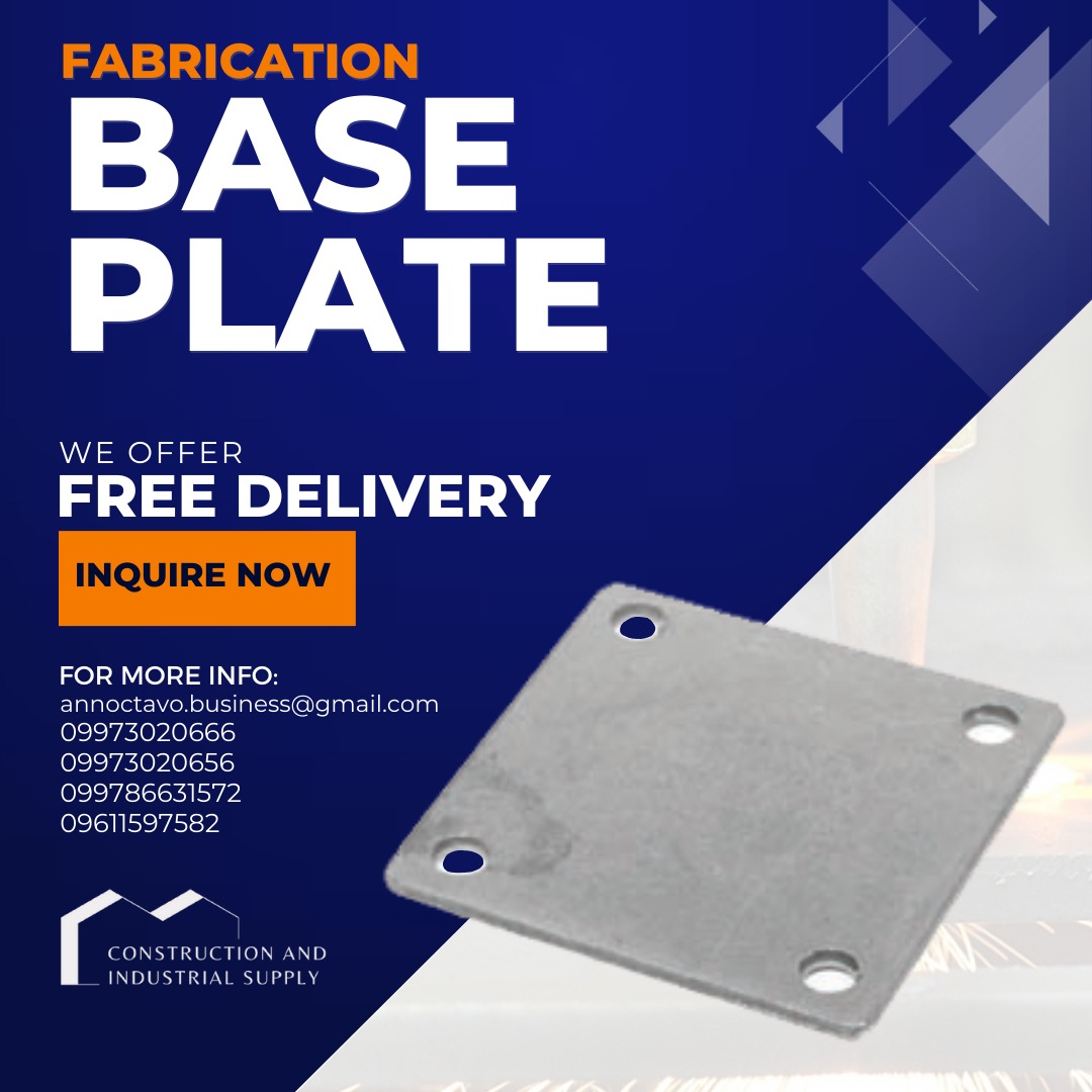 Base plate | Steel base plate | Structural base plate | Anchor Bolt ...