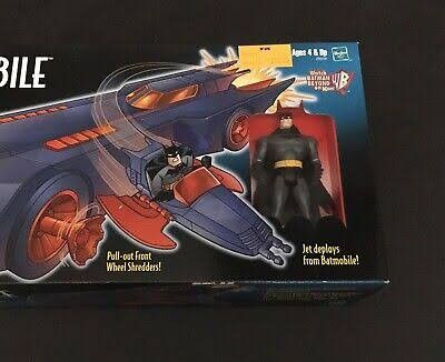 BATMAN ADVENTURES ANIMATED SERIES BATMOBILE Vehicle HASBRO 2000 BIB ...