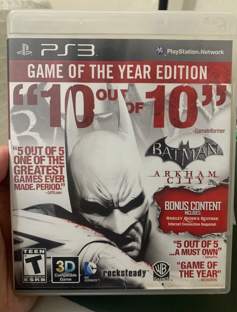 BUNDLE - Batman: Arkham Asylum and Arkham City - PS3, Video Gaming ...