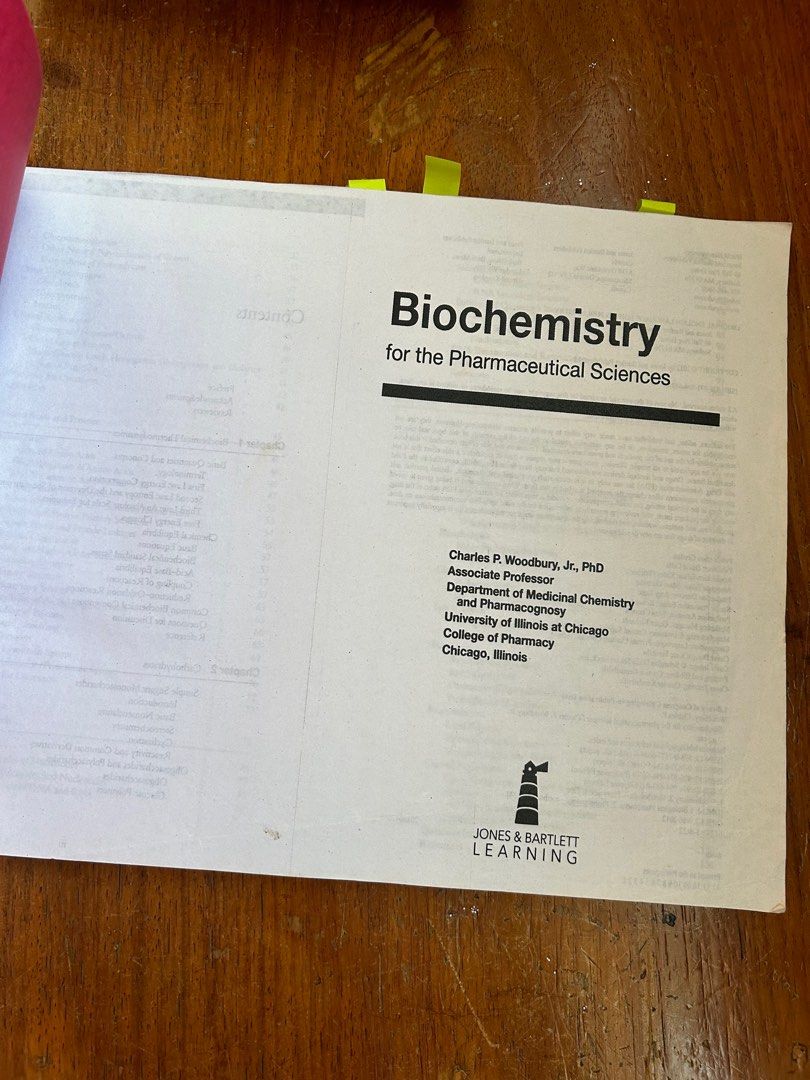 Biochemistry for the Pharmaceutical Sciences Pharmacy Book by charles P ...
