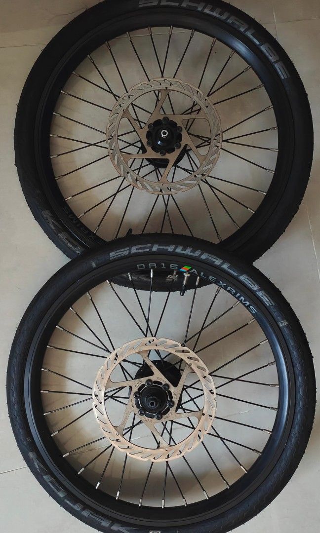 Birdy 18" Wheelset Original, Sports Equipment, Bicycles & Parts, Parts & Accessories on Carousell