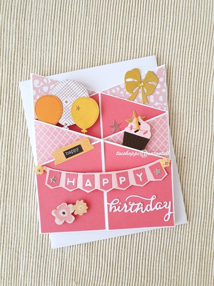 RESERVED Birthday Display Card, Hobbies & Toys, Stationery & Craft ...