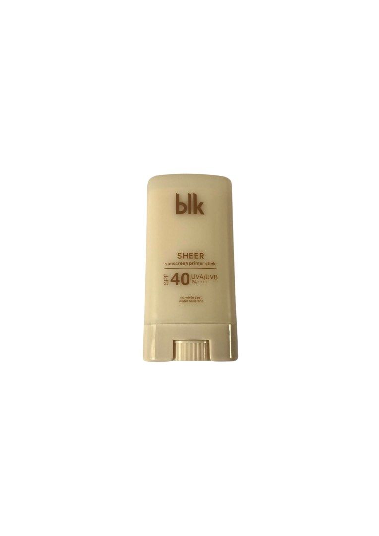 BLK Cosmetics Sheer Sunscreen Primer Stick, Beauty & Personal Care ...