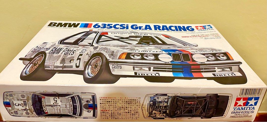 BMW 635i Grp A Model Kit 1:24 by Tamiya, Hobbies & Toys, Memorabilia ...