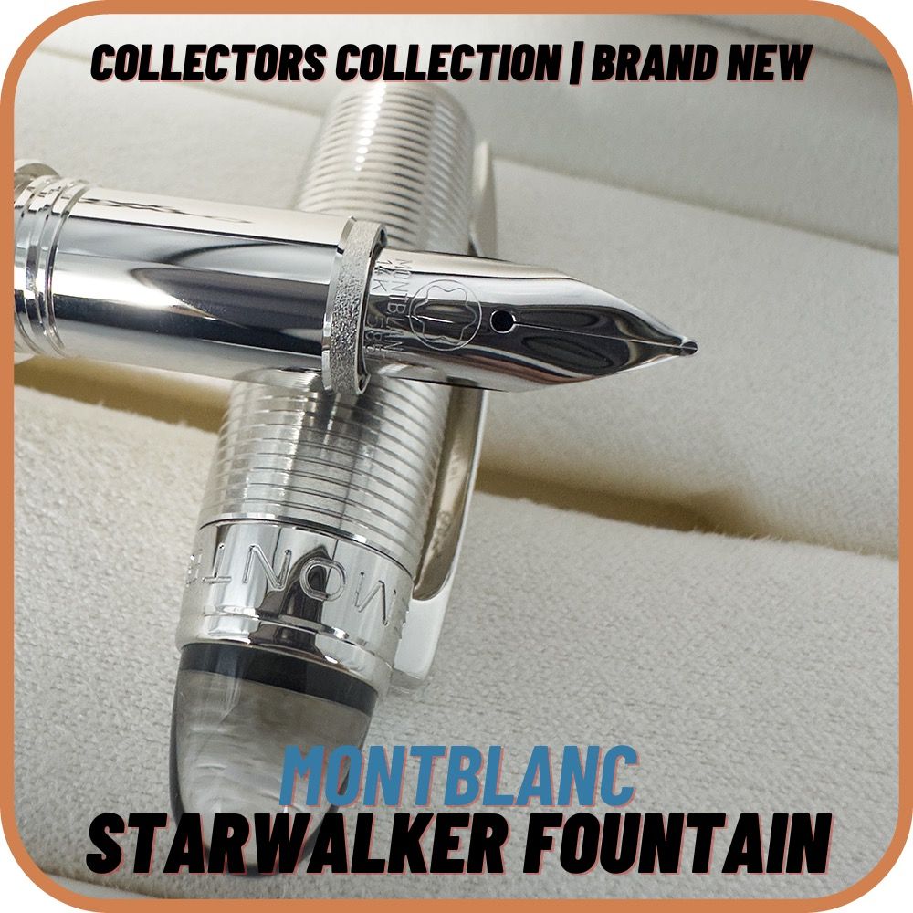BNIB Mont Blanc Starwalker Fountain Pen, Luxury, Accessories on Carousell