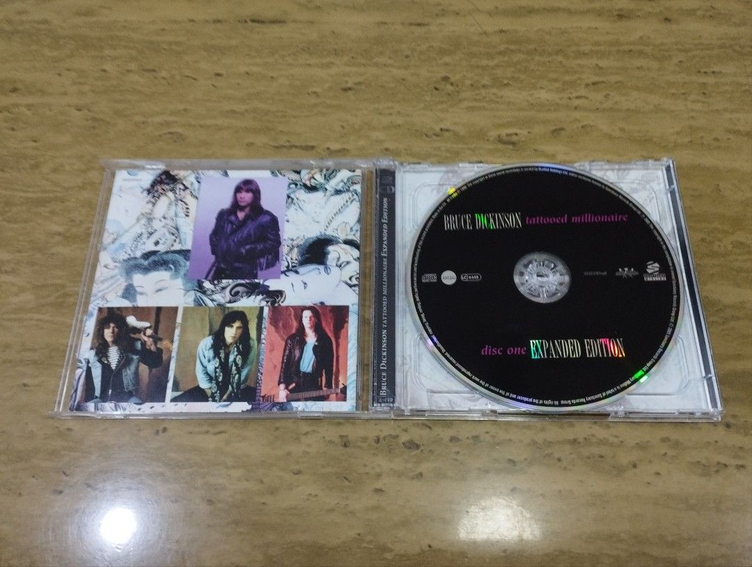 Bruce Dickinson - Tattooed Millionaire Expanded Edition Remastered 2CD ...