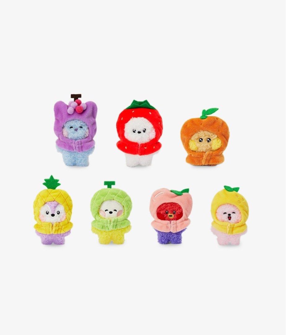 BT21 Fruit Theme Plush, Hobbies & Toys, Memorabilia & Collectibles, K ...