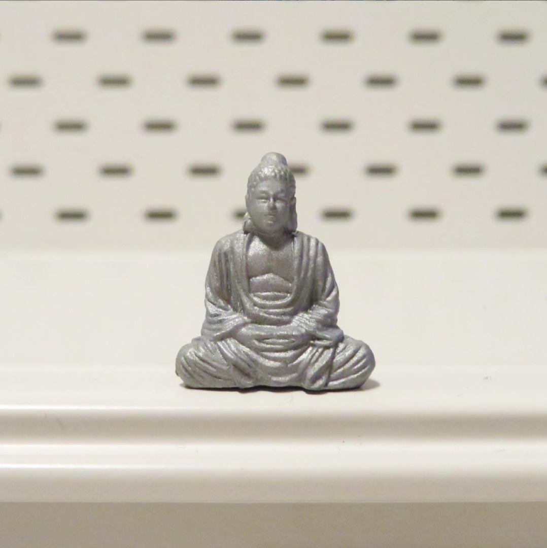 Buddha mini rubber statue (2), Furniture & Home Living, Home Decor ...