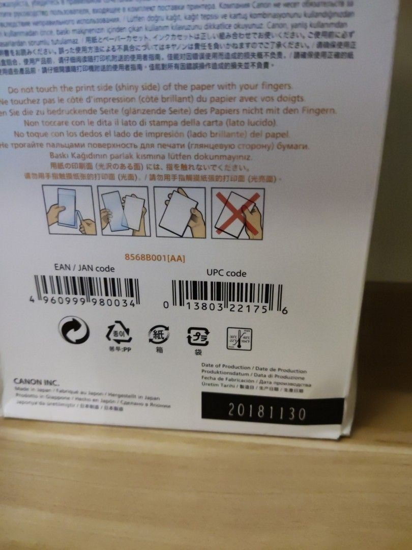 Canon Selphy Photo Paper RP-108 108 Sheets With Ink 4R Size, Computers ...