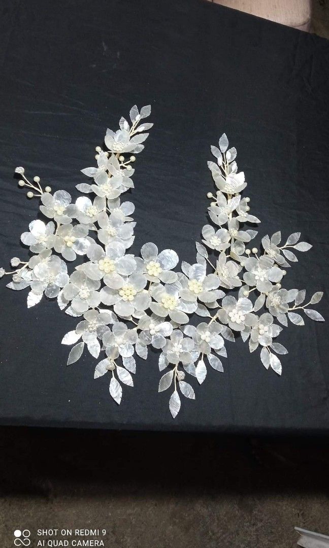 Capiz shell flowers, Hobbies & Toys, Stationary & Craft, Handmade Craft ...