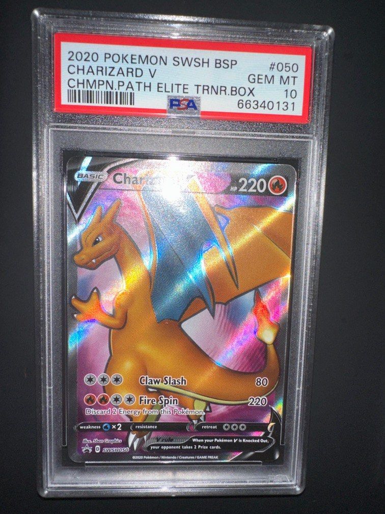 Champion Path Promo Charizard PSA 10, Hobbies & Toys, Toys & Games on ...