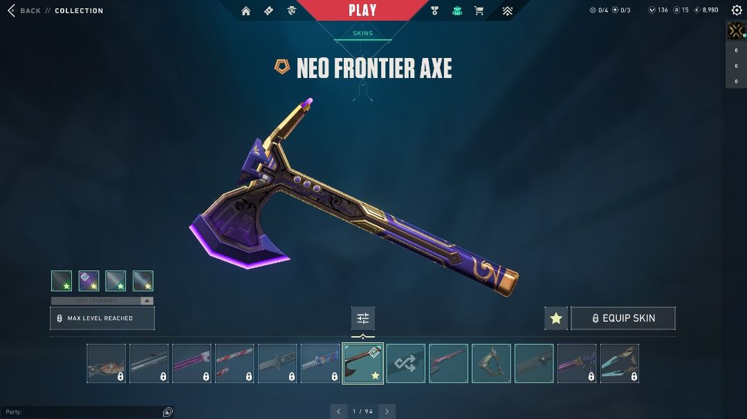 Neo Frontier Bundle Cheap Valorant Account, Video Gaming, Gaming ...